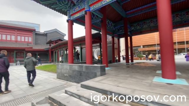 Москва #3 Moscow 10.2025. Китайский парк Хуамин. 花铭公园. Ландшафтный парк в китайском стиле.