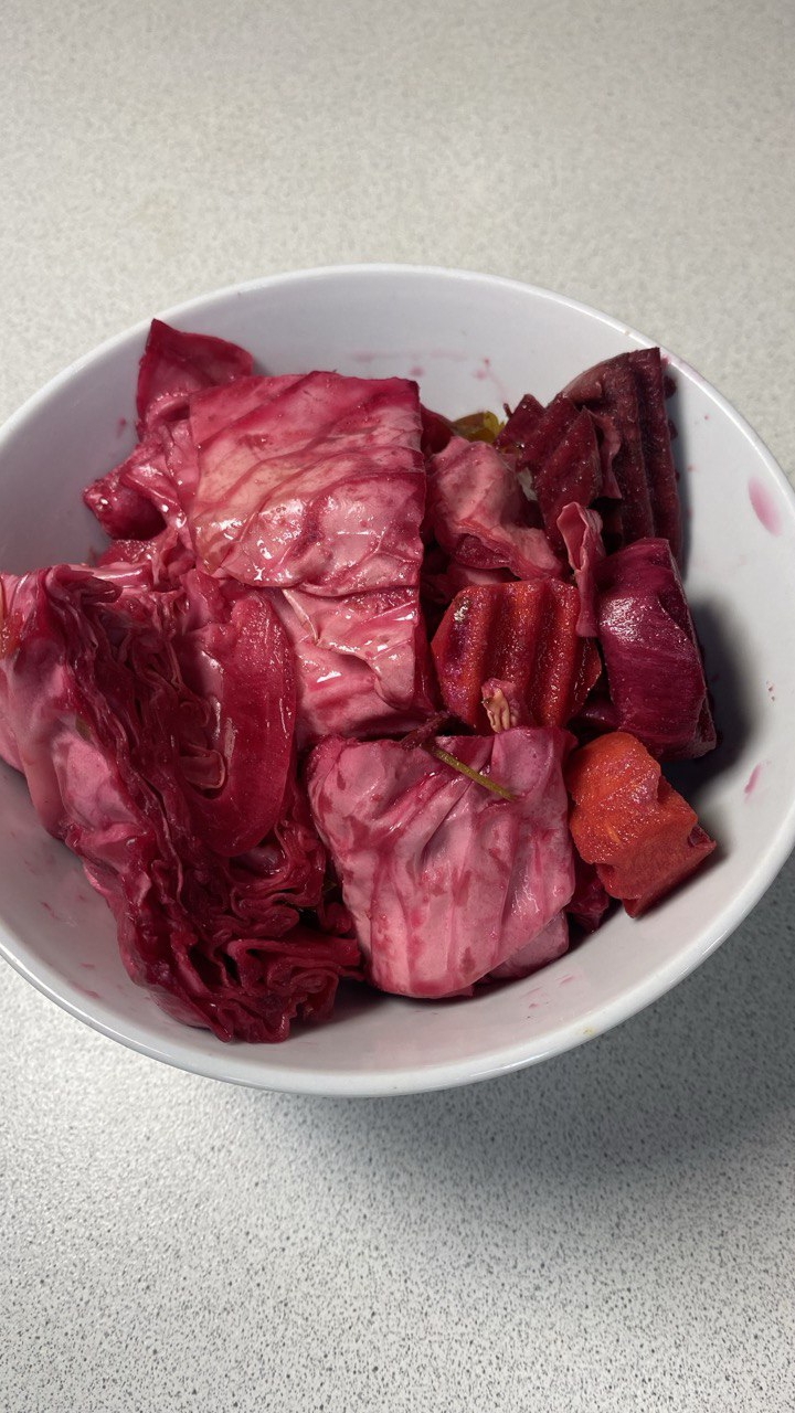 Капуста в горчичном маринаде.