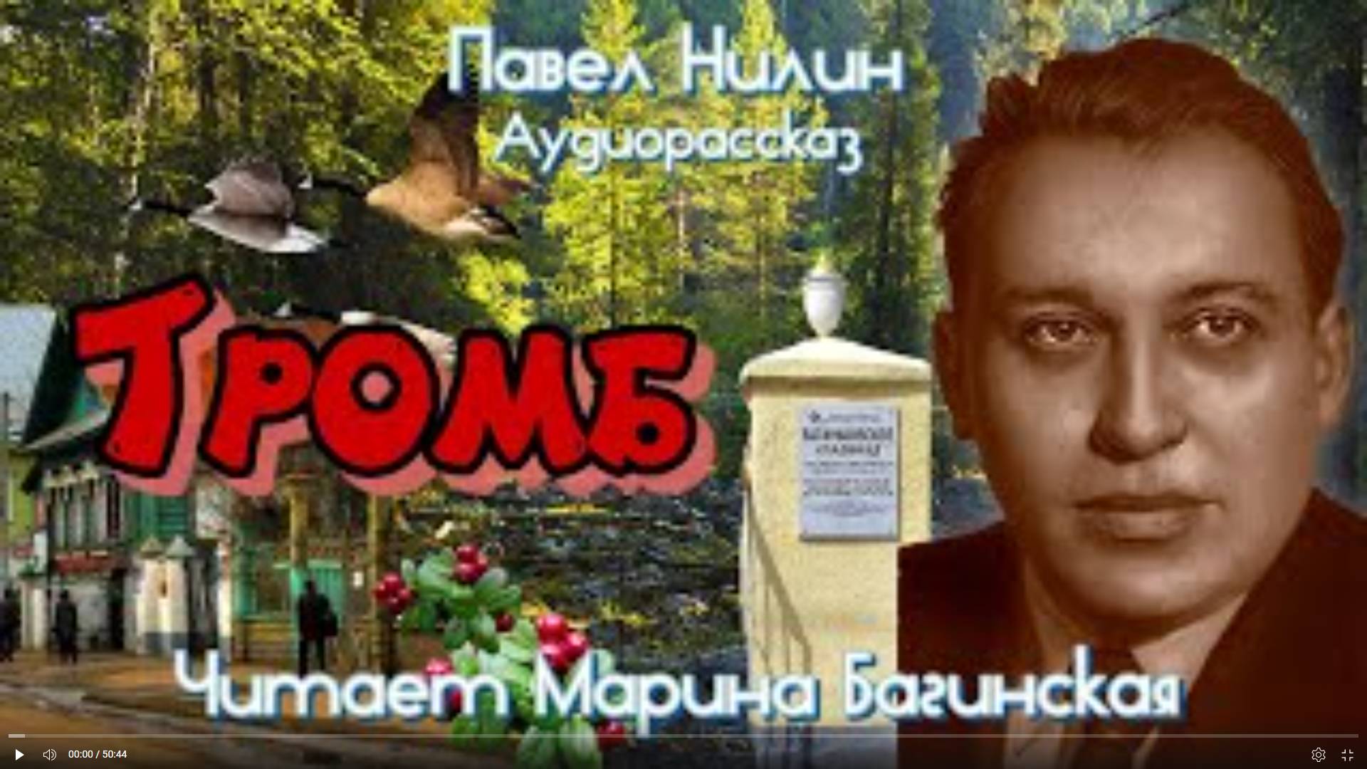 Аудиокнига Павел Нилин рассказ _Тромб_ Читает Марина Багинская