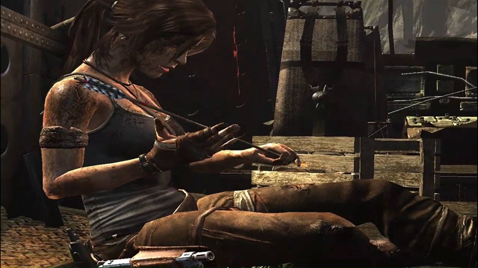 Прохождение игры Tomb Raider (2013) серия9#Падение С Высоты#Ищем Лекарство#Самолечение