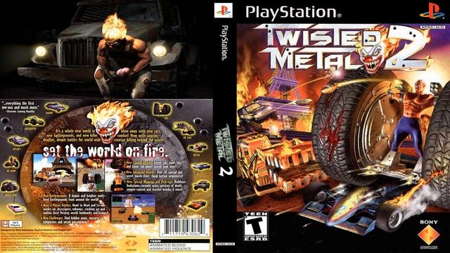 Twisted Metal 2 «Скрежет металла 2» - Fire Walk (Amazonia) (track №5) Sony Playstation