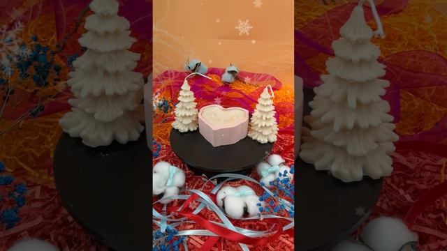 Свечи ручной работы. Подарочный набор.