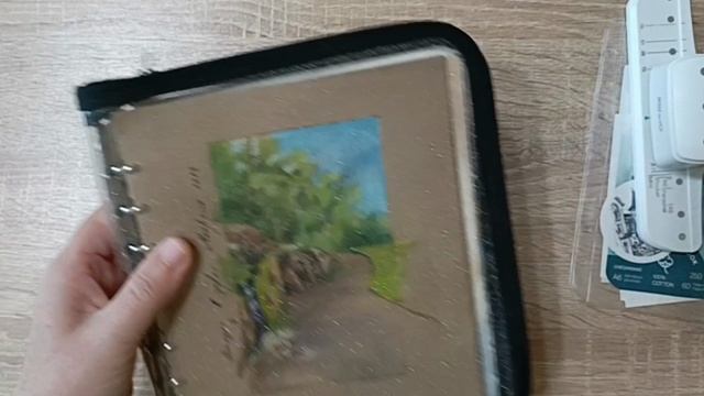 Сборный блокнот для разных техник.