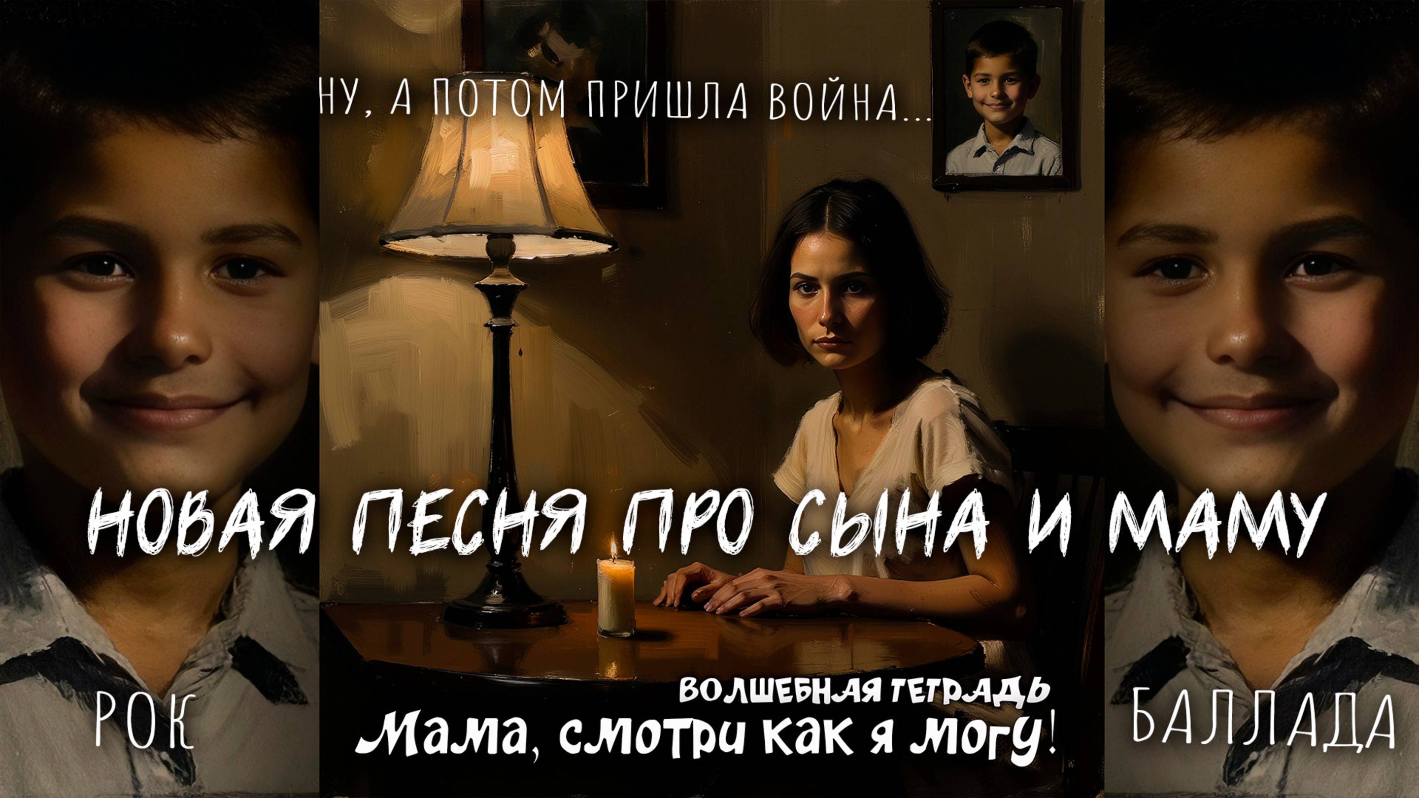 Волшебная тетрадь. "Мама, смотри как я могу!" Новая песня о неразрывной связи матери и сына.