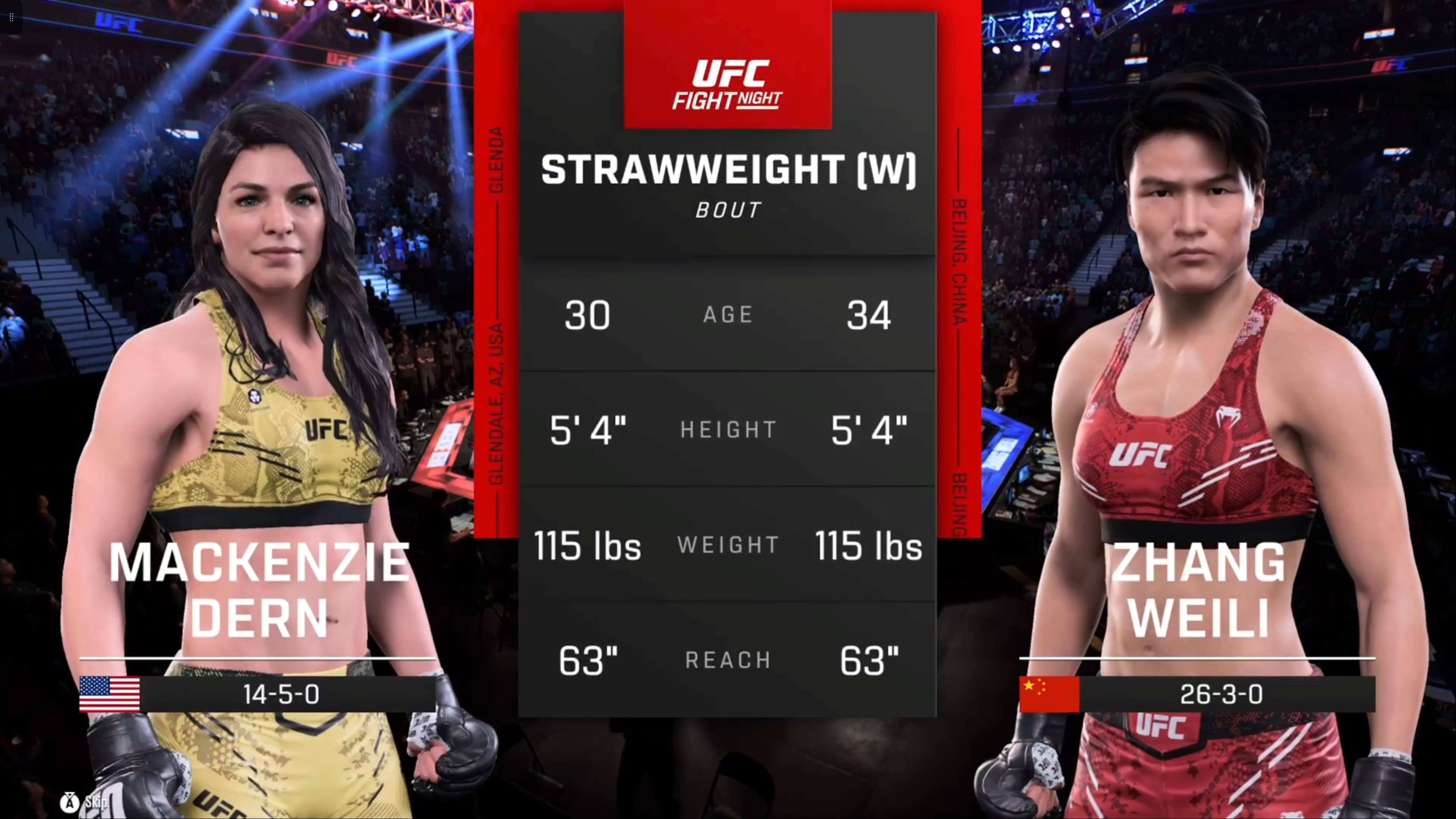 UFC 5 woman Strawweight Mackenzie Dern (США) - Zhang Weili (Китай)