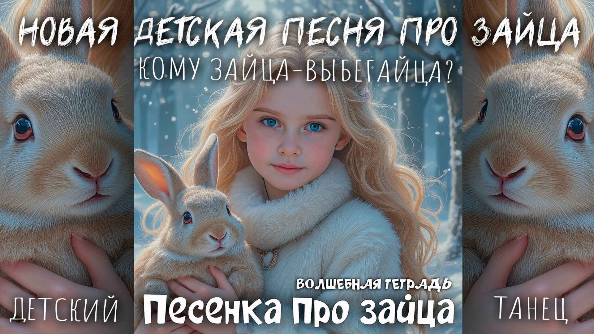 Волшебная тетрадь. ПЕСЕНКА ПРО ЗАЙЦА. Новая детская песня про зайца-выбегайца который поёт песни.