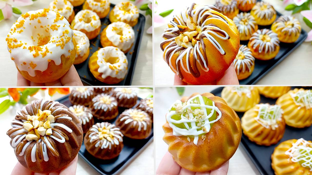 4 Лучших рецепта кексов! Сладкие десерты, которые вы сможете сделать дома! На любой праздник!