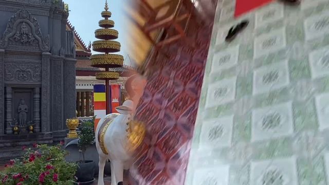 Камбоджа. Сием Рип.  Храм "Wat Preah Prom Rath ".