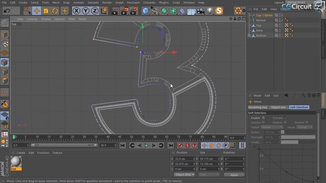 11. Creating the outline of the objects