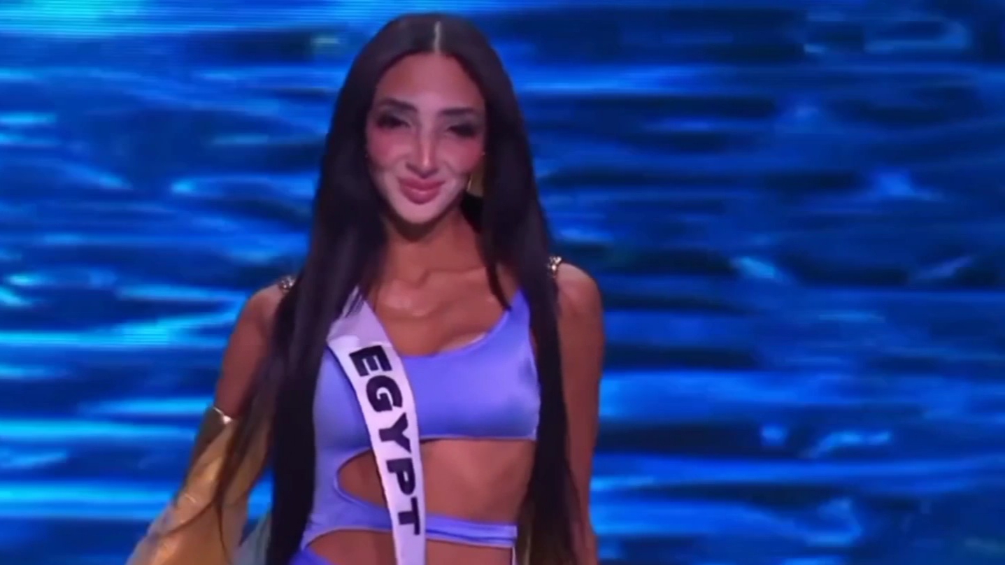 Египет Мисс Вселенная 2024 (73) Дефиле в купальнике Egypt Logina Salah Miss Universe 2024 (73)