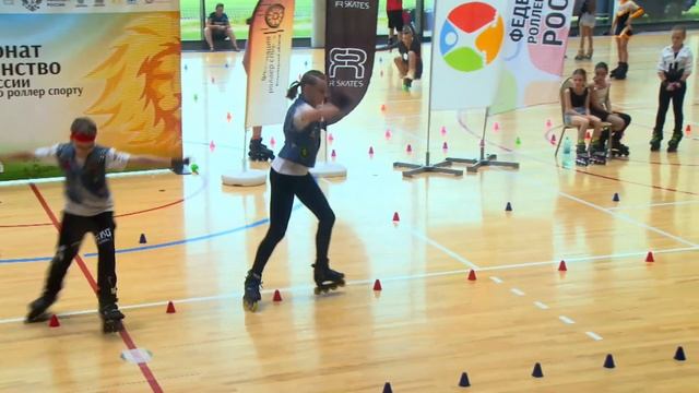 Алиса и Миша. 3 место. Парный фристайл на роликах. Чемпионат России по роллер спорту 2025