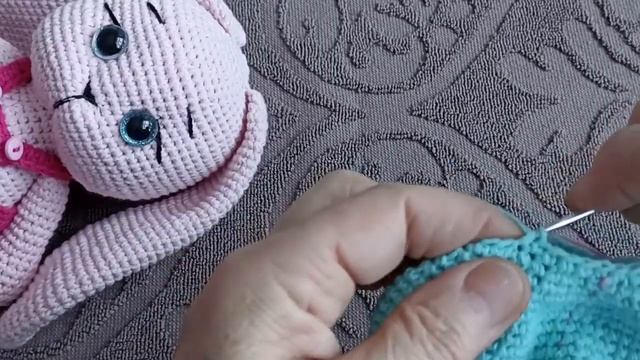 Заинька крючком ч.  з голова.