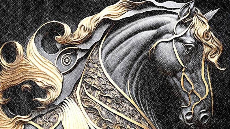 Золотая лошадь