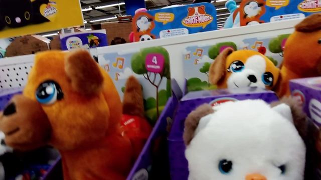 Симпатичные игрушки питомцы в магазине детский мир. Очень интересный видос получился.