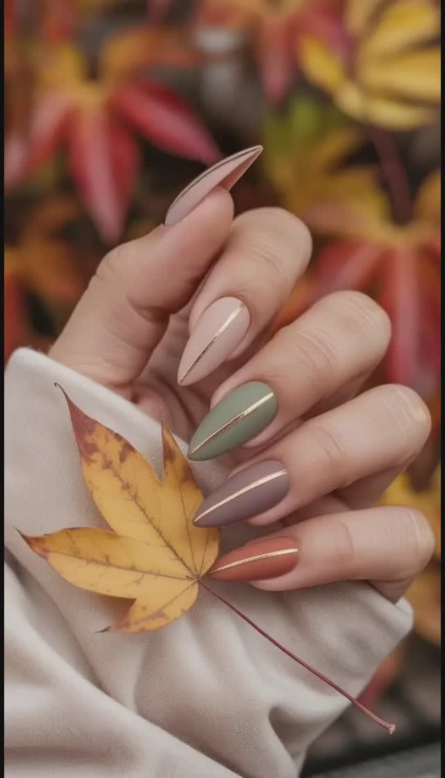 Дизайн ногтей│Осень 2025│трендовые оттенки