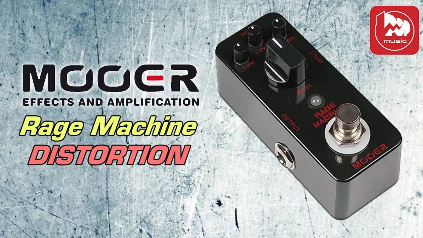 Педаль Distortion Mooer Rage Machine