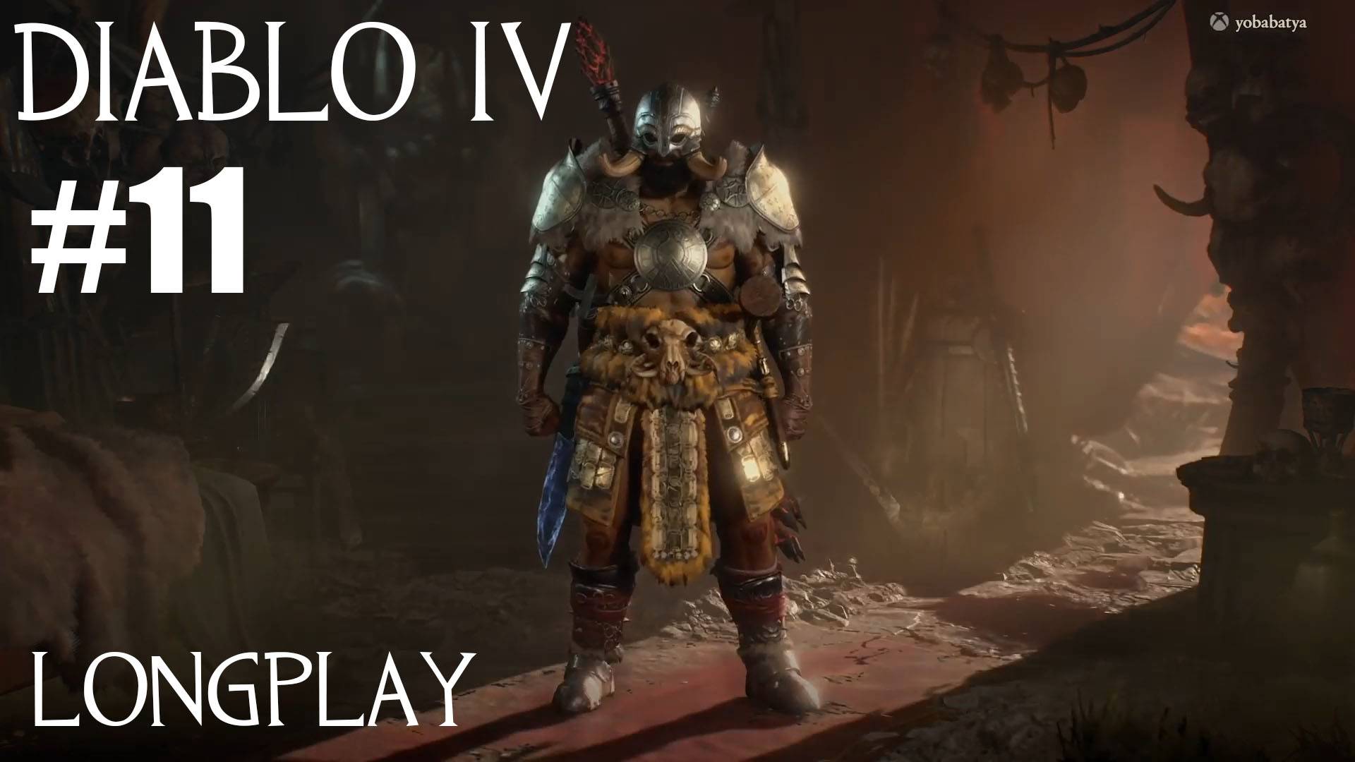 Diablo 4 Путь варвара longplay #11. Прохождение сюжета + исследование регионов. Запись стрима |Xbox