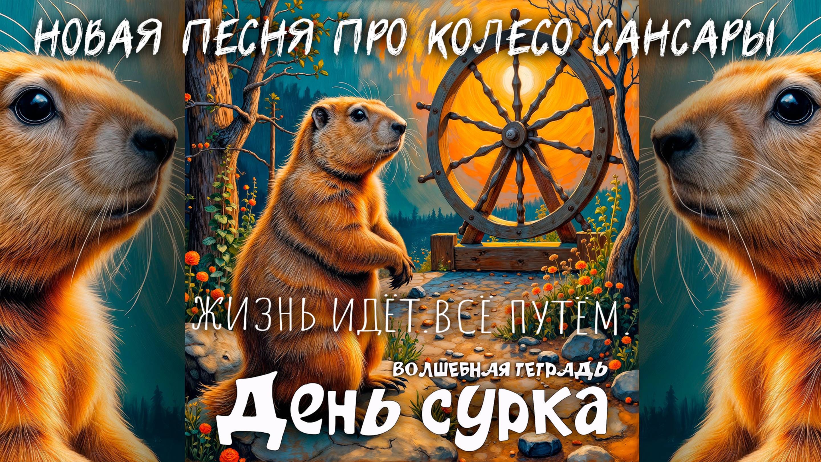 Волшебная тетрадь. "День сурка". Новая песня про человека и колесо Сансары. Жизнь идёт! Всё путём!