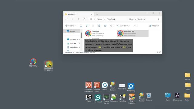 Программа Edge Blocker v2.0