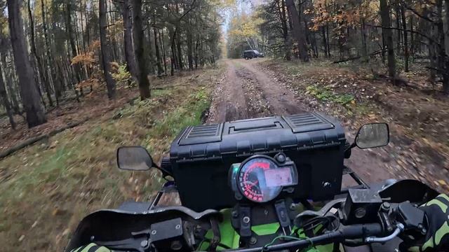 ATV 200  осень 2025, первый выезд в лес