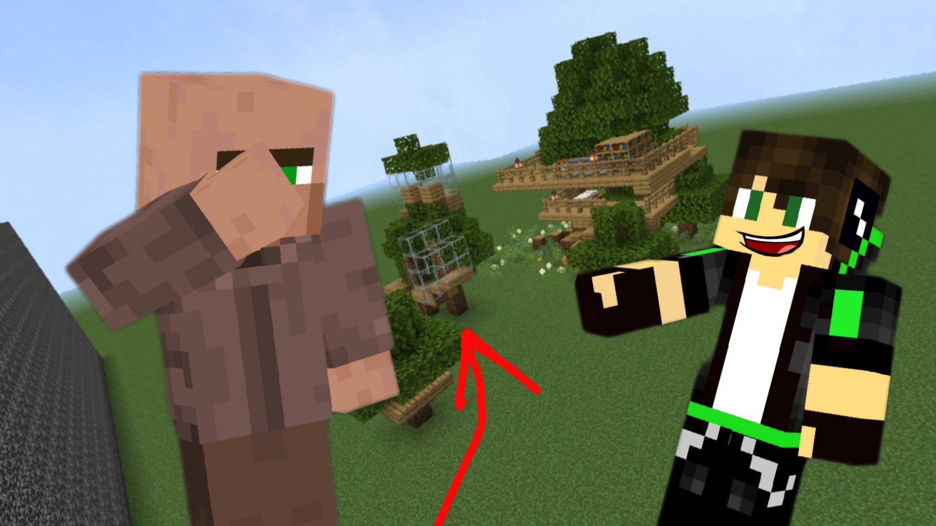 БИТВА СТРОИТЕЛЕЙ! С жителем! Дом на дереве за 1 минуту, 5 минут и 10 минут!!!!⏰ | КОРОЛИЗАЦИЯ