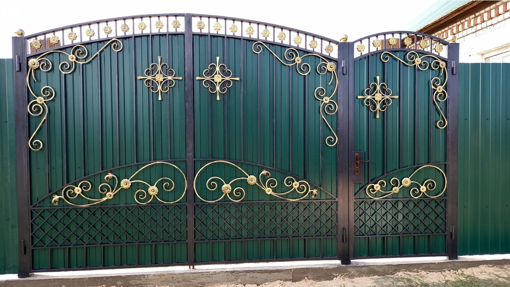 Кованная калитка своими руками.