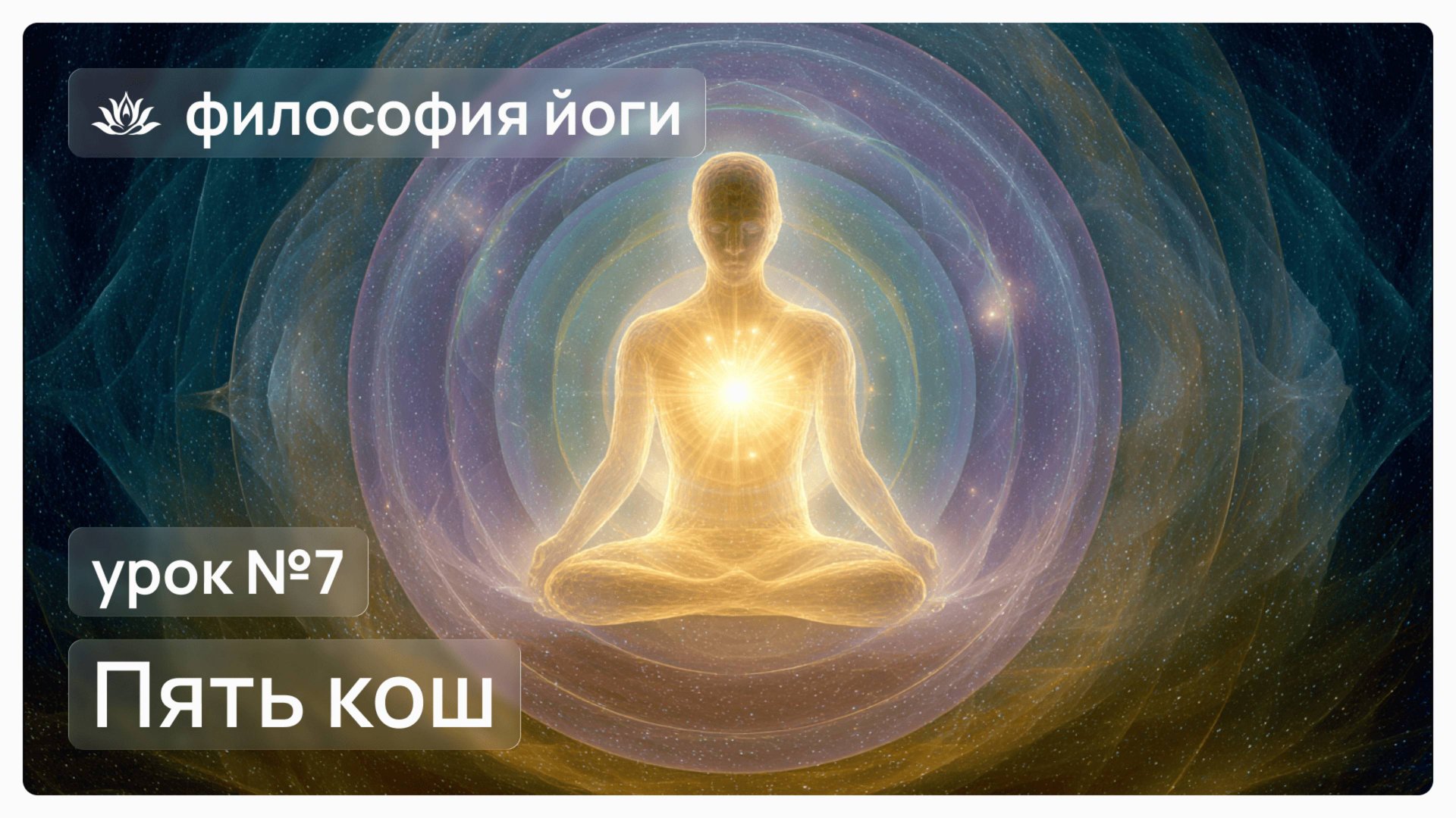 Философия йоги для начинающих. Урок №7. Пять кош