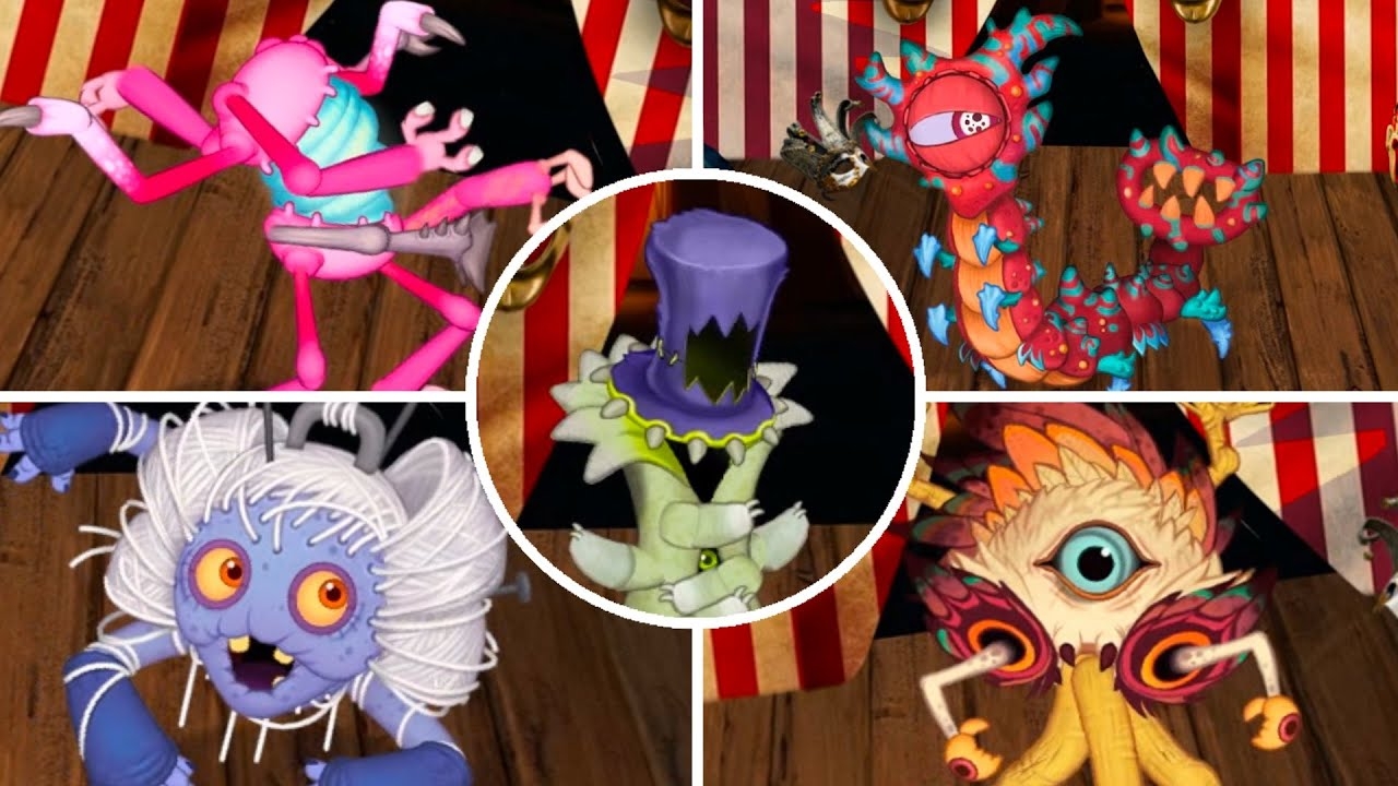 Паранормальный Дом Развлечений - Все Песни и Анимации Монстров (ОБНОВЛЕНИЕ 2) (My Singing Monsters)