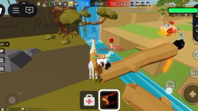 |2 ЧАСТЬ|ИГРАЮ В ЖИВОТНЫЕ ЗАХВАТЫВАЮТ ФЛАГ|Animals capture the flag\\