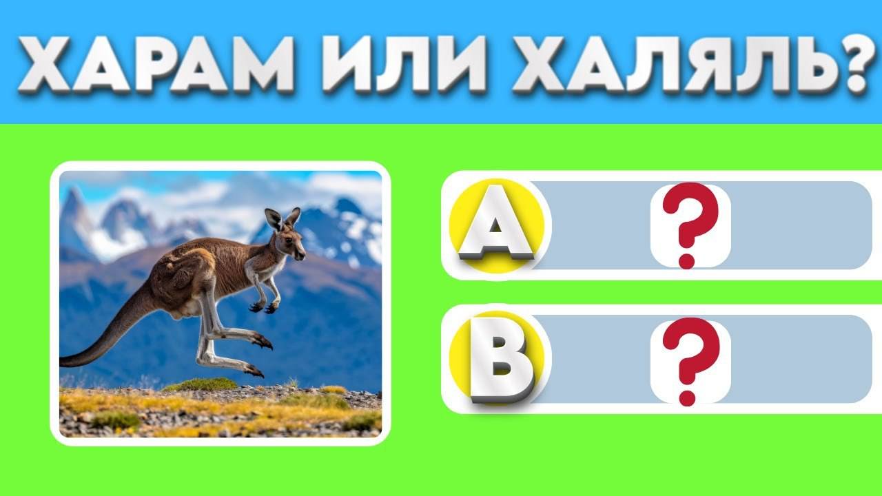 ТЕСТ! Харам или халяль еда? Проверь свои знания! Ислам тест