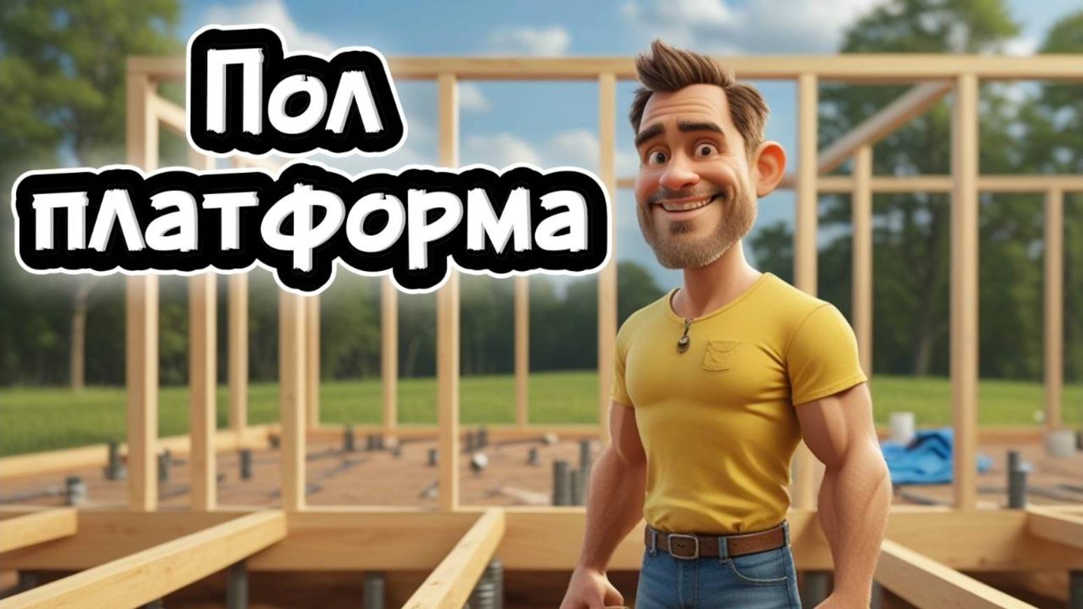 Каркасный мини дом 4х5 своими руками.