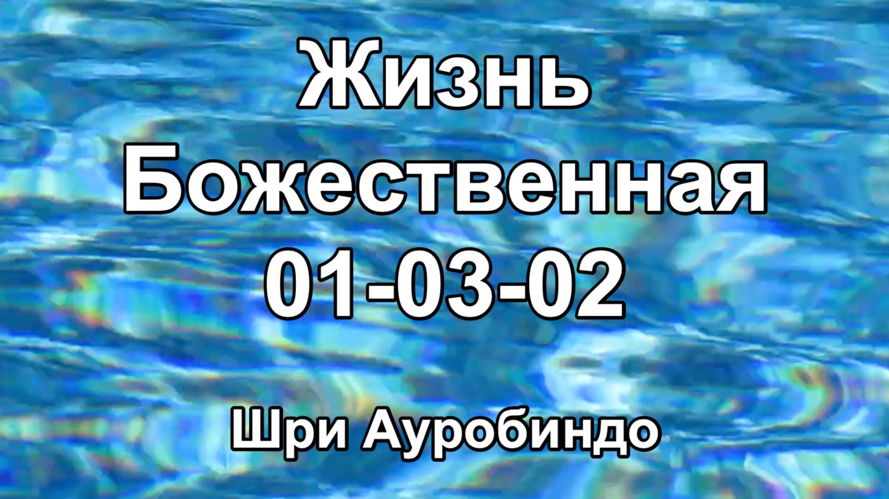 Книга Жизнь Божественная 01-03-02 (Шри Ауробиндо)