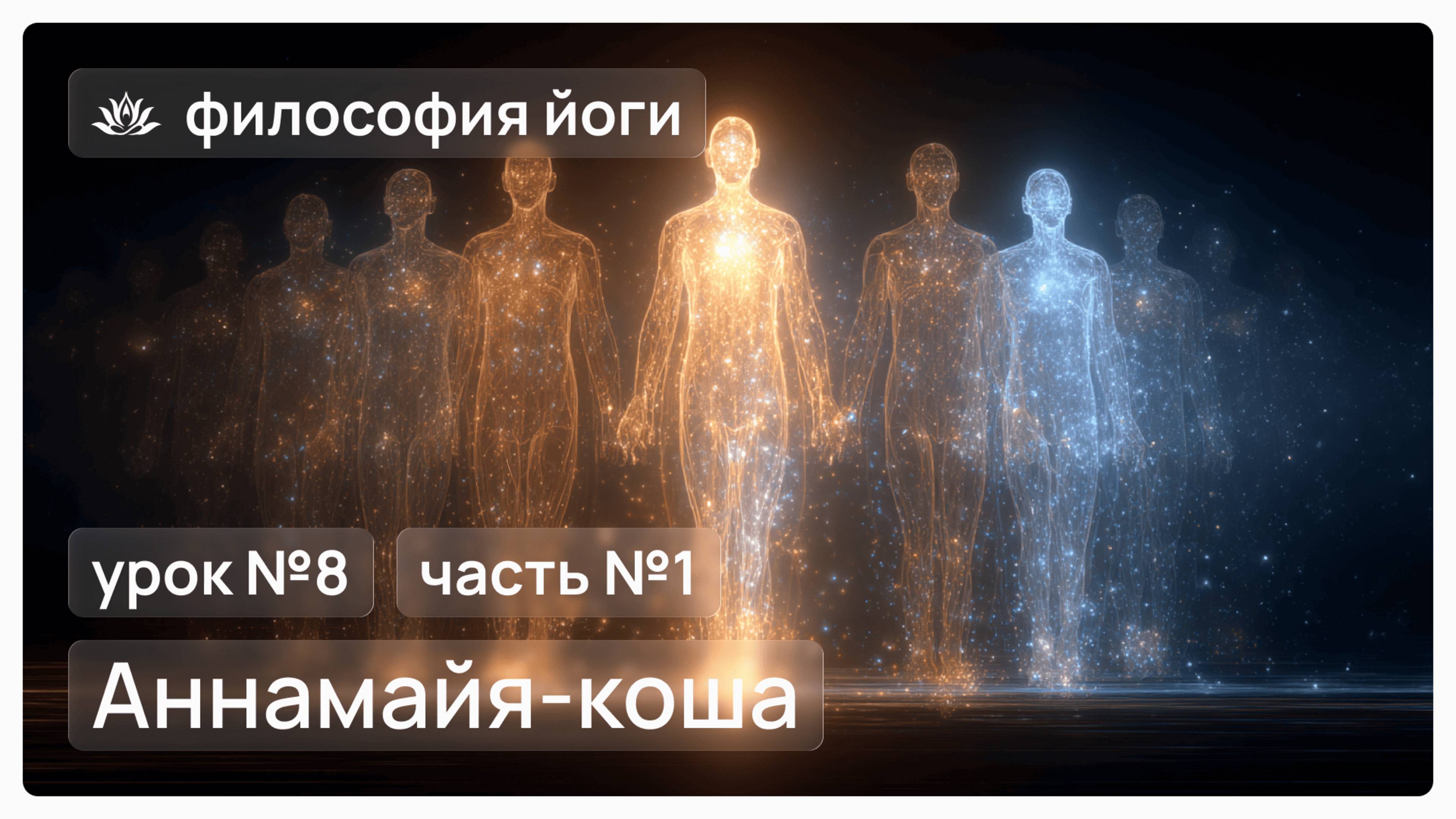 Философия йоги для начинающих. Урок №8. Аннамайя-коша. Часть №1