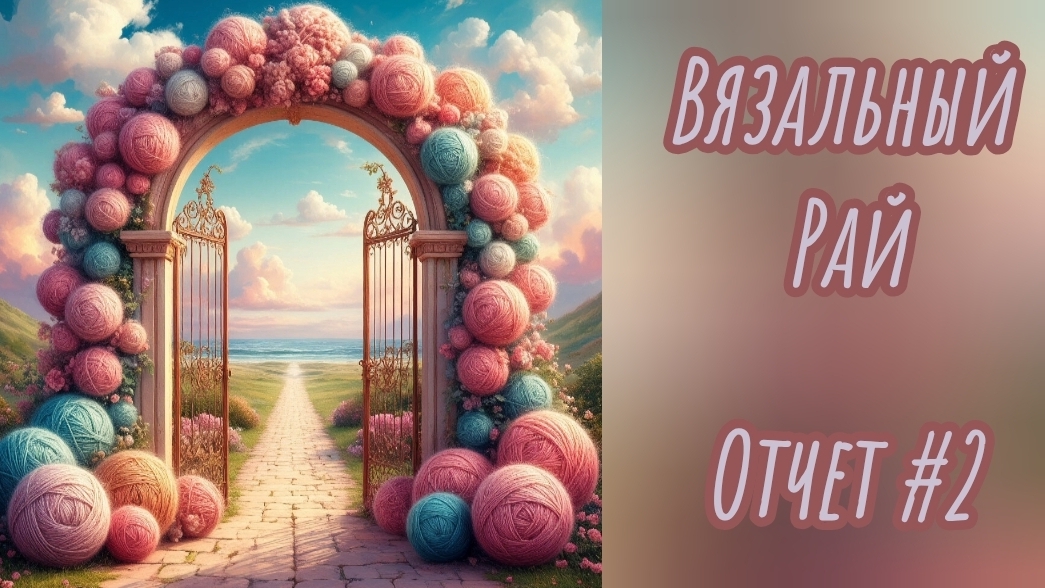 Вязальный рай / отчет 2 недели / немного информации о другом марафоне