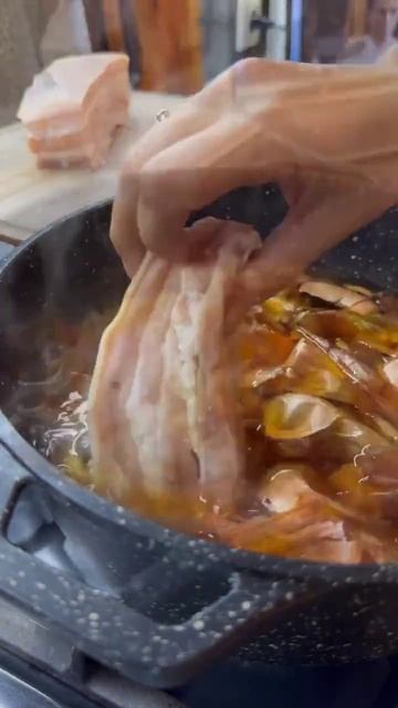 Грудинка в луковой шелухе 🥩