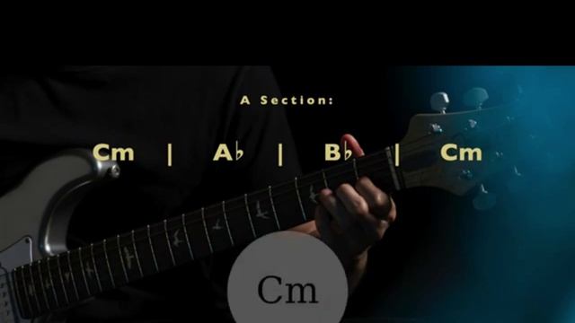 Deeply Emotioonal Rock Ballad Guitar Backing Track in Cm