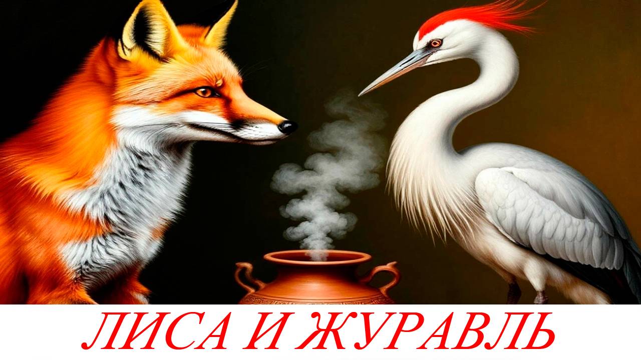 ЛИСА и ЖУРАВЛЬ | детские сказки онлайн| аудиосказки | сказки для малышей