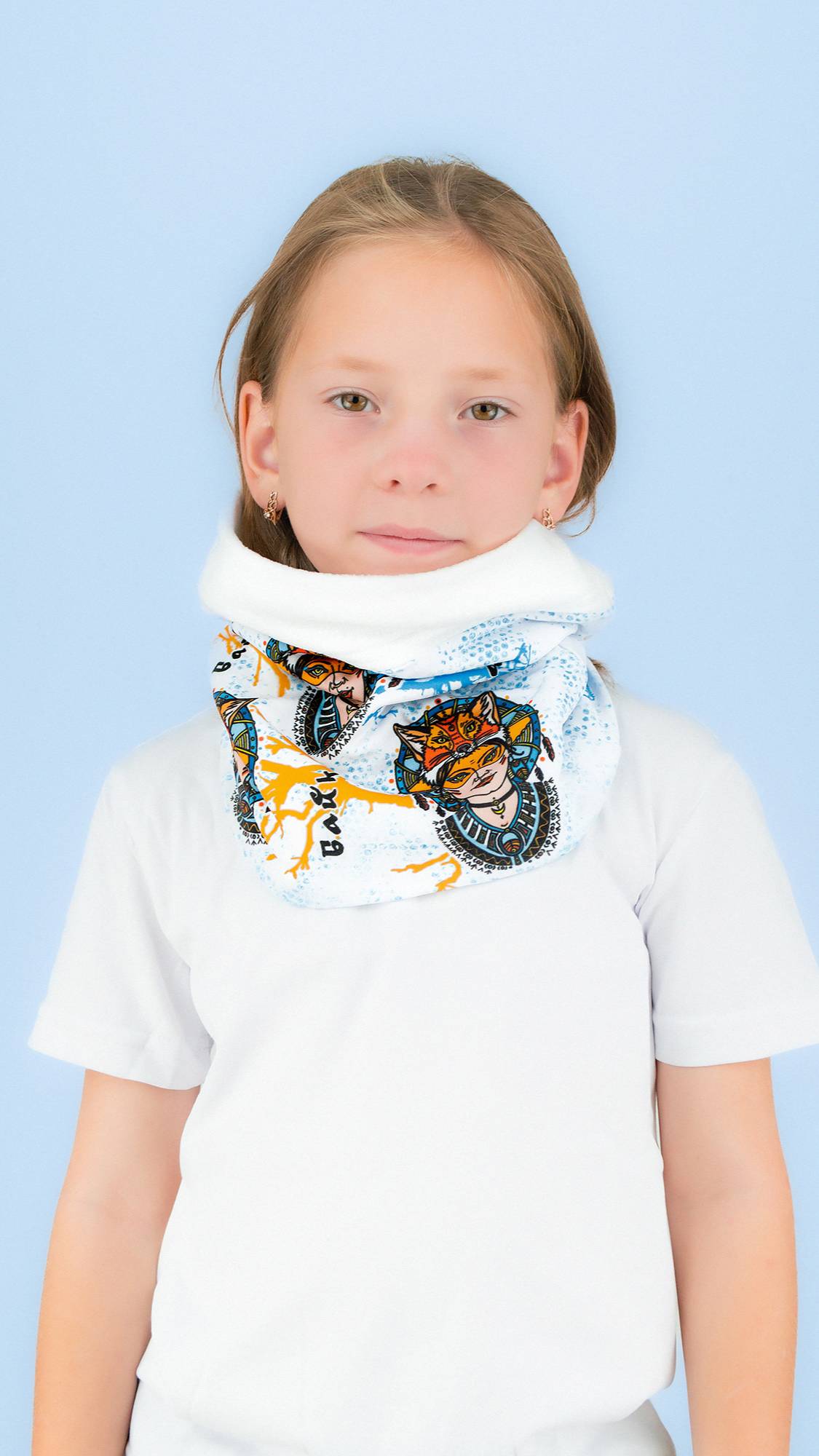 Бафф утепленный ЛЕДИ ЛИСА (белый)