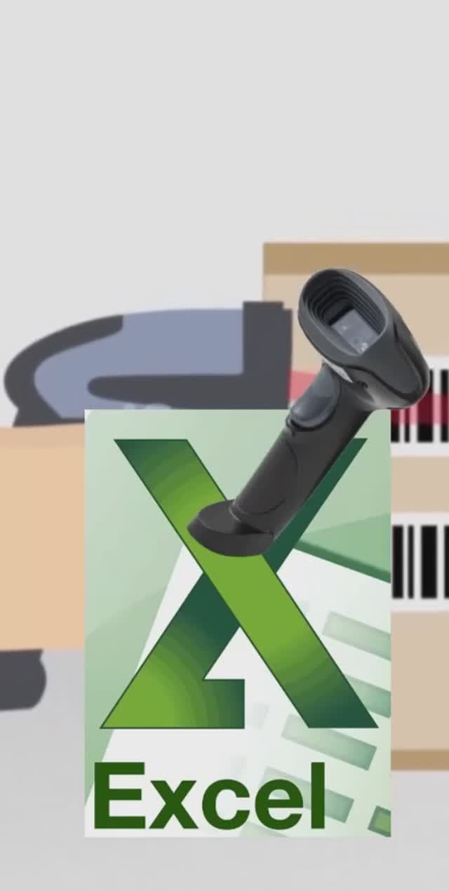 Сканер ШТРИХ КОДА и Excel