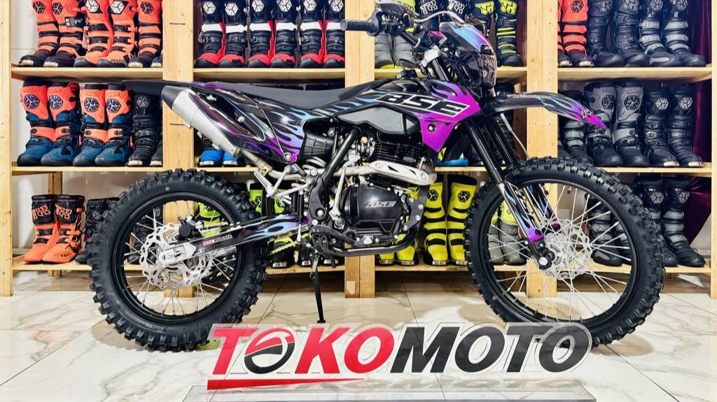 Кроссовый мотоцикл BSE Z1-150e 1916 HotRod Blue