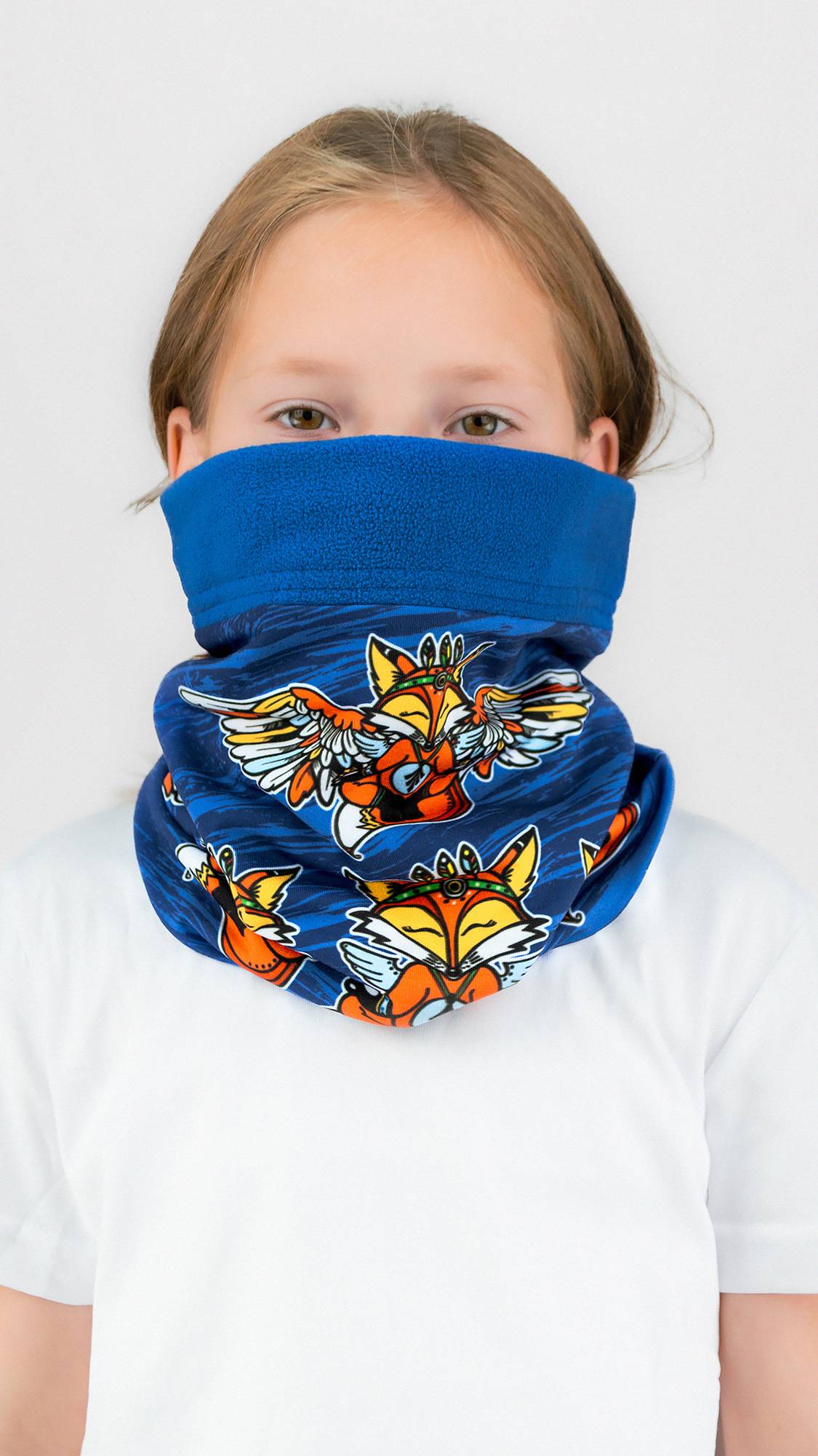 Бафф утепленный ЛИСА ДЗЕН ГЛОБАЛ (синий)