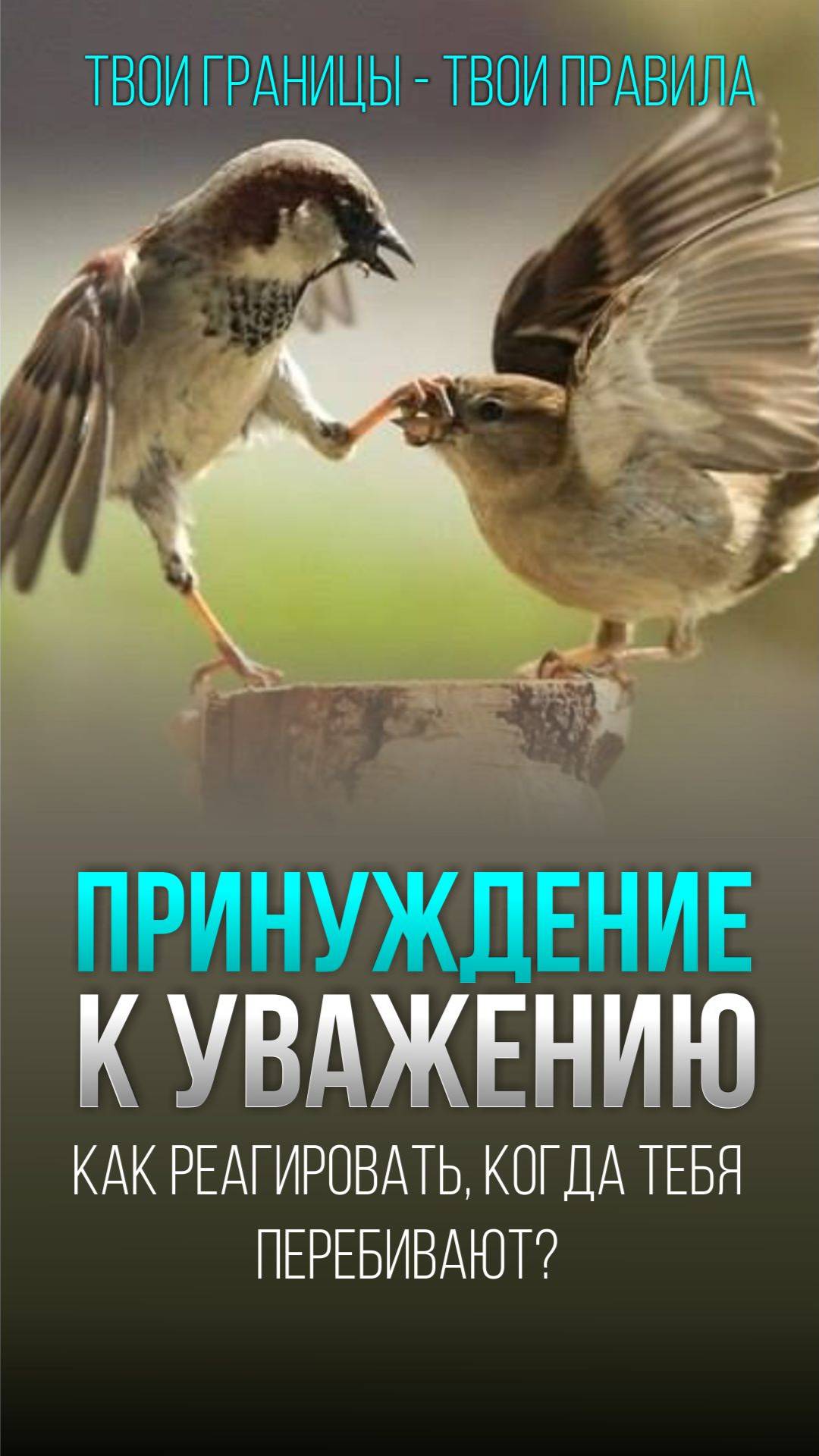 ПРИНУЖДЕНИЕ к УВАЖЕНИЮ 1