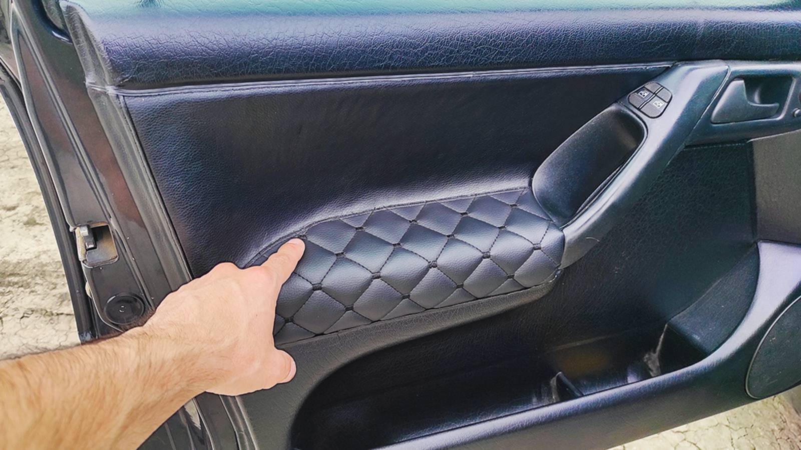 Перетянул заново дверные карты – теперь без складок! | Golf 3