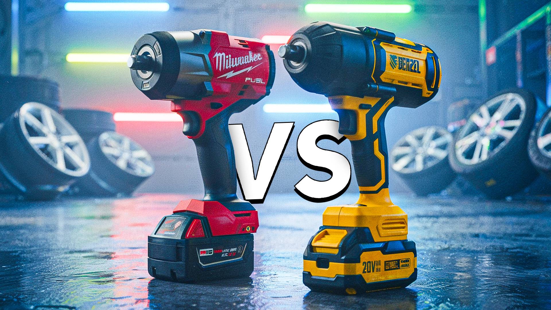 СРАВНЕНИЕ аккумуляторные гайковёрты MILWAUKEE | DENZEL