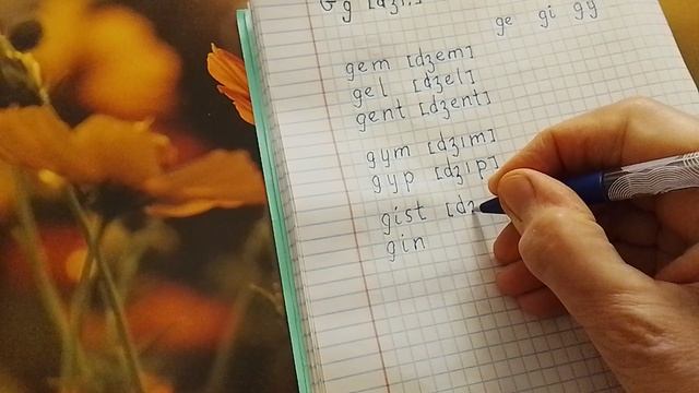 54 Чтение буквы Gg [d3i:] Английское письмо Транскрипция Произношение Правила чтения Слушать