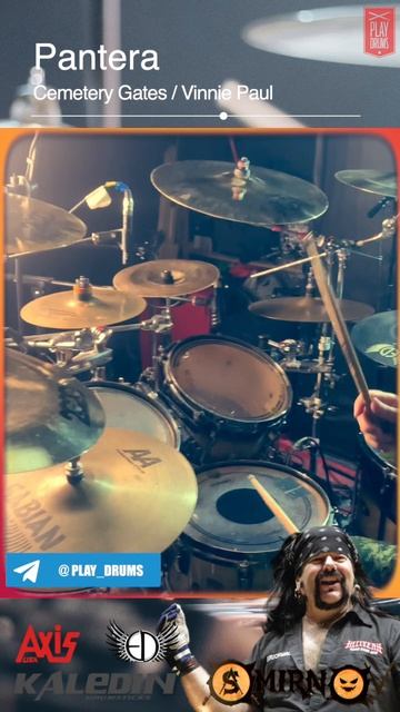 Pantera - Cemetery Gates - Vinnie Paul | Александр Смирнов #drumbeat #drumcover