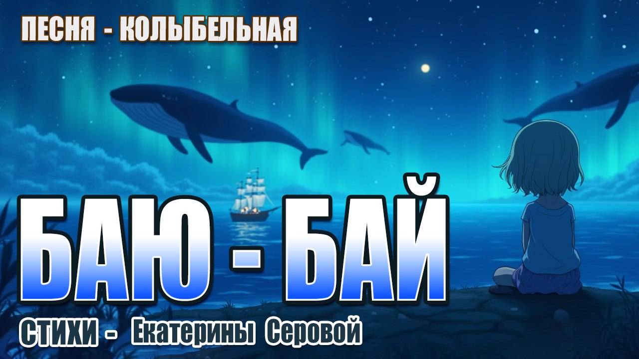 Колыбельная "Баю-бай" 🌙 Для быстрого засыпания | Стихи Е. Серовой "Летний вечер", Муз. Т.Димова