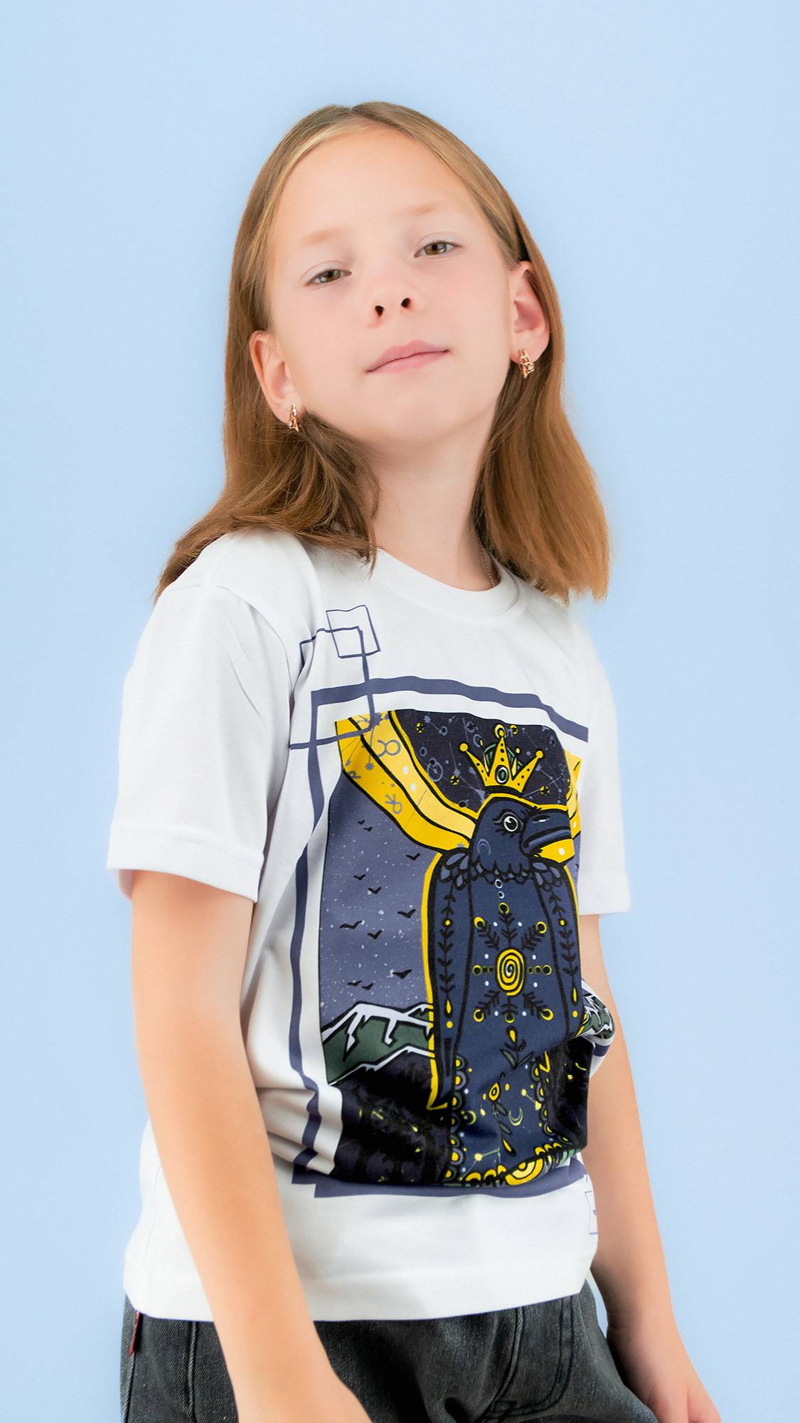 Футболка детская односторонняя КОРОЛЬ ВОРОН