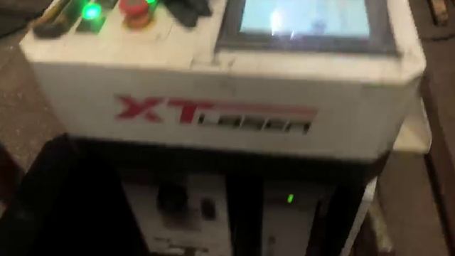Лазерная чистка XTLaser XTQX-2000 с лазерным источником Raycus RFL-C2000 уходит в ошибку