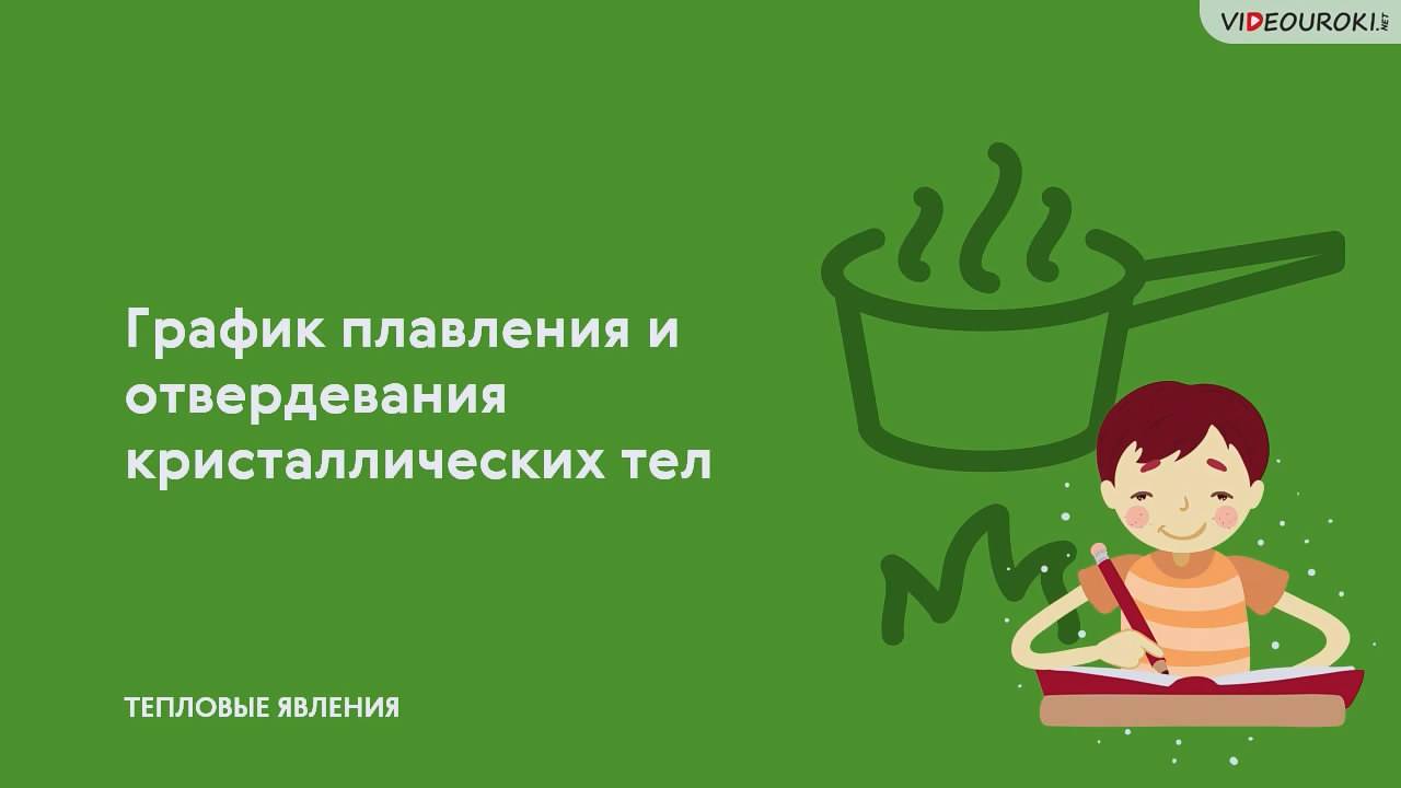 10. График плавления и отвердевания кристаллических тел